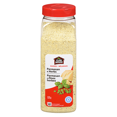 Assaisonnement Parmesan et fines herbes 520 g | Club House pour les chefs