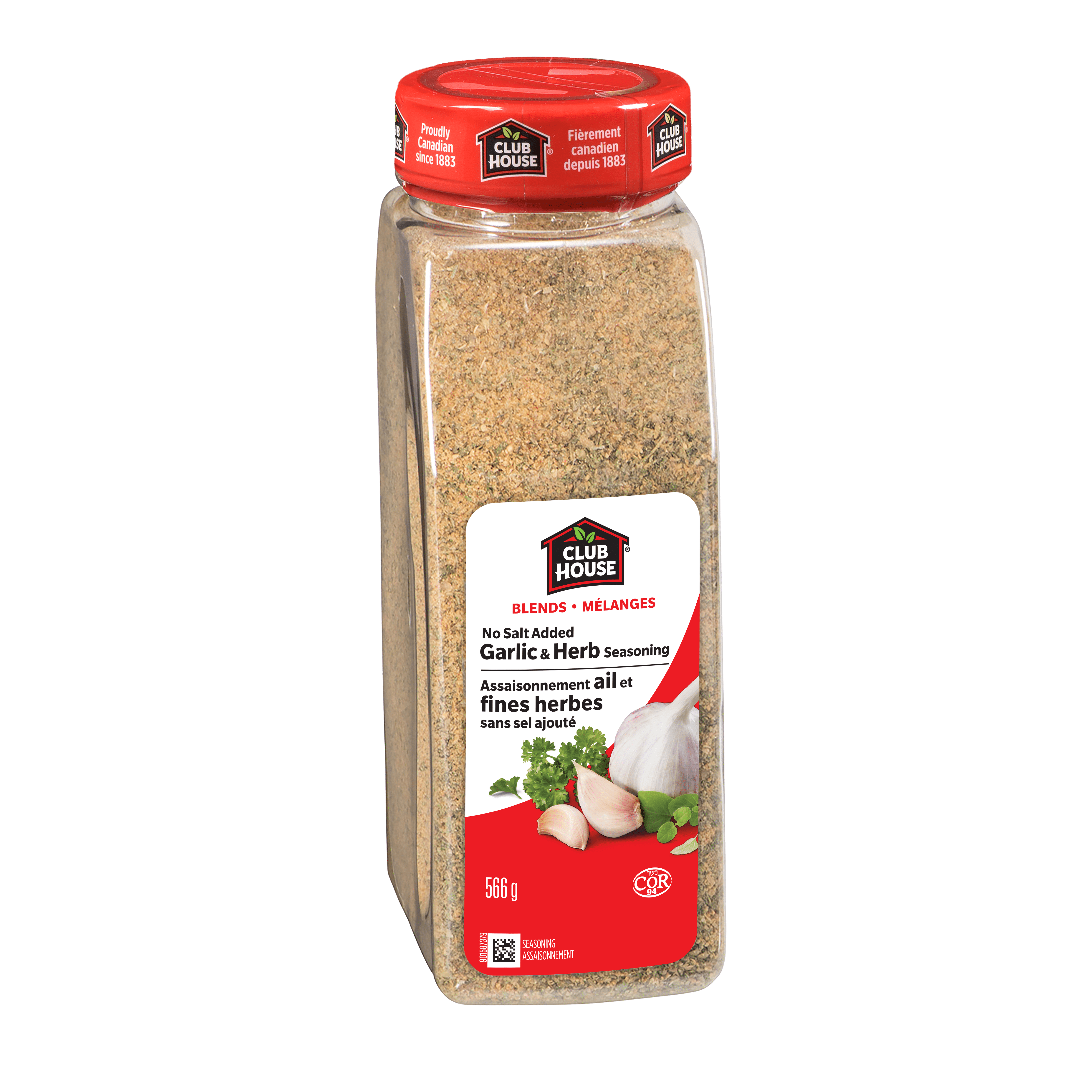Garlic and Herb Seasoning, No Salt Added | Club House for Chefs