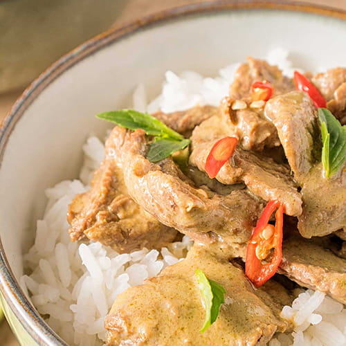 Boeuf au cari vert | Club House pour les chefs