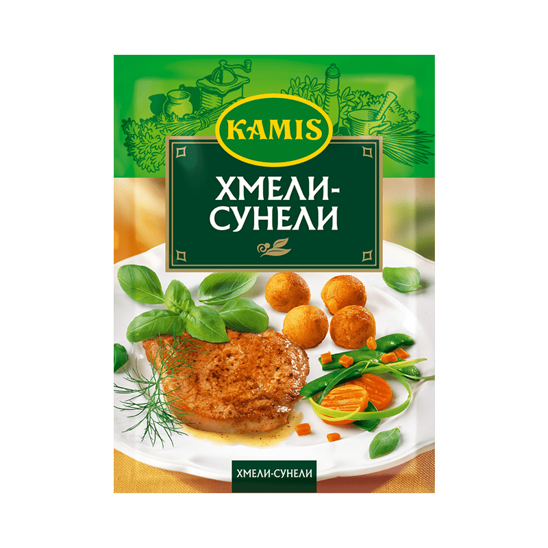 Приправа Хмелі-Сунелі | До гарнірів та соусів | Kamis
