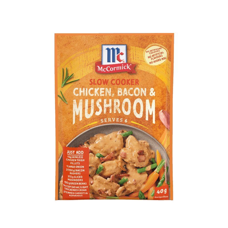 Slow Cooker Chicken, Bacon & Mushroom Recipe | Slow Cooker Recipes ...