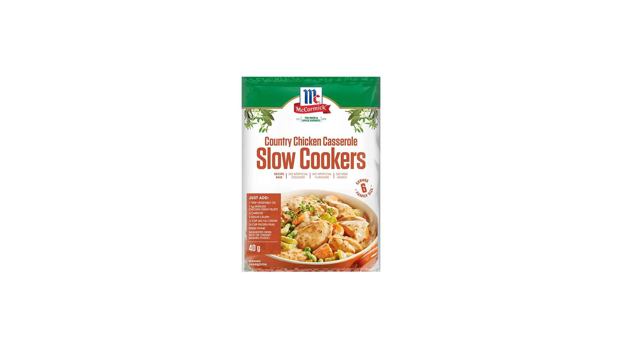 Slow Cookers Country Chicken Casserole | McCormick Australia
