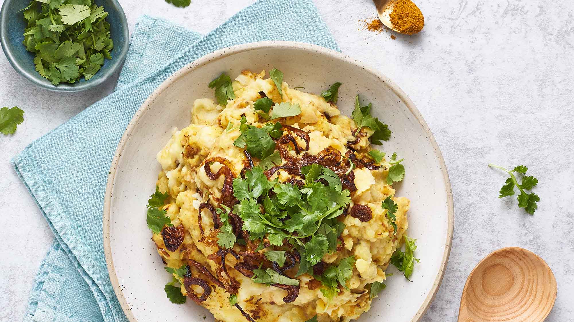 Fried Onion and Curry Mashed Potato | Keens | McCormick Australia