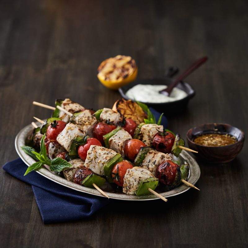 Garlic And Herb Grilled Fish Skewers | Grill Mates | McCormick Australia