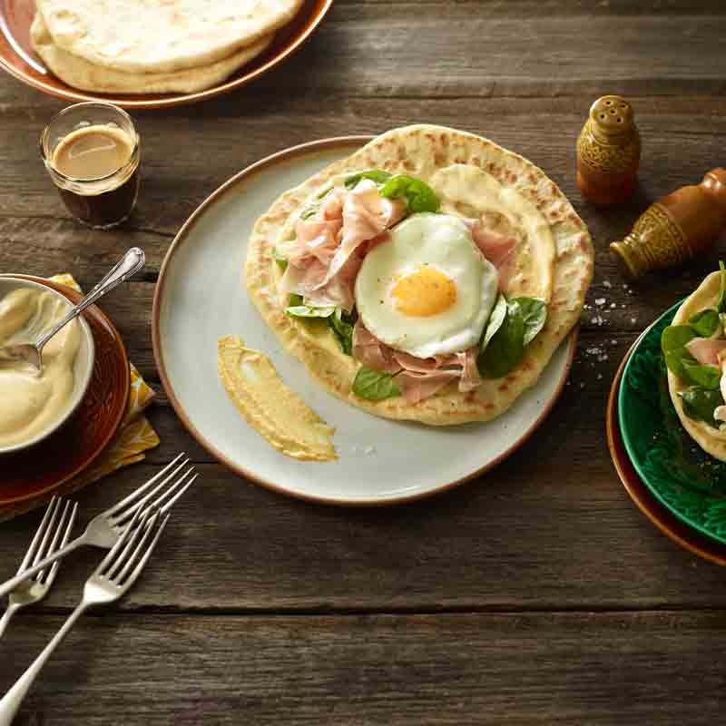Breakfast Piadina with Prosciutto, Mustard & Fried Egg | Keen's ...