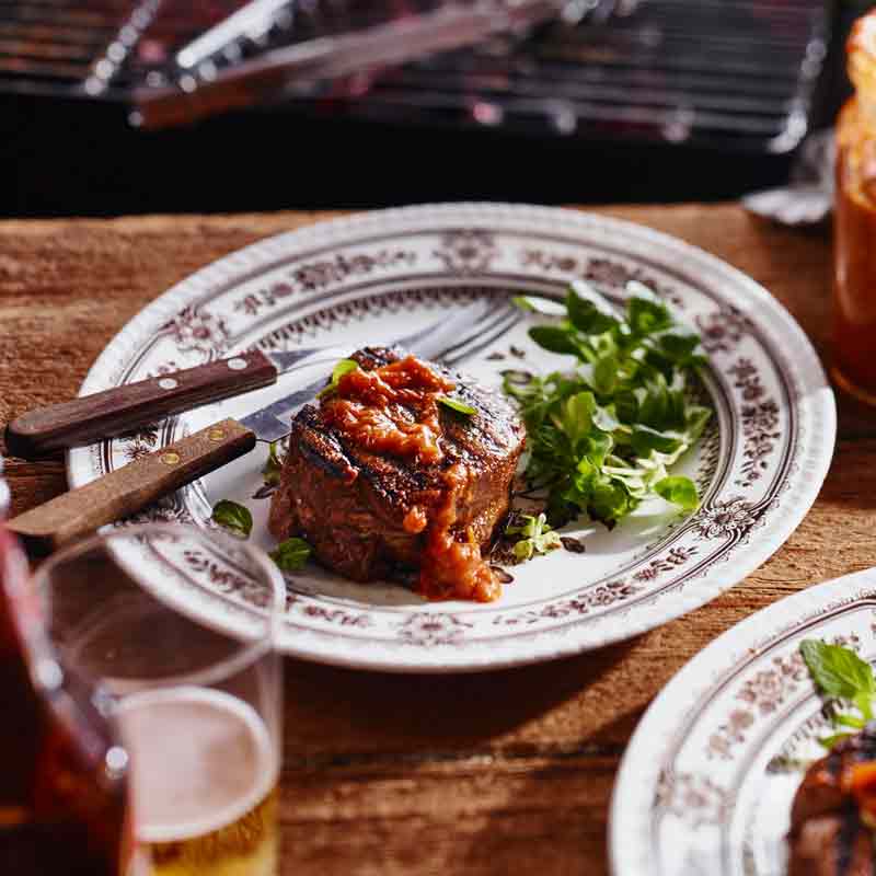 Eye Fillet with Tomato-Capsicum Puree | McCormick Australia