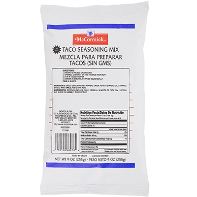 McCormick 9oz Taco Seasoning | McCormick For Chefs®