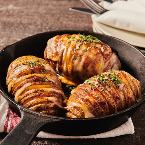 Nashville Hot Hasselback Potatoes | Club House for Chefs