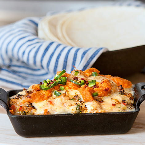 how to make crab queso