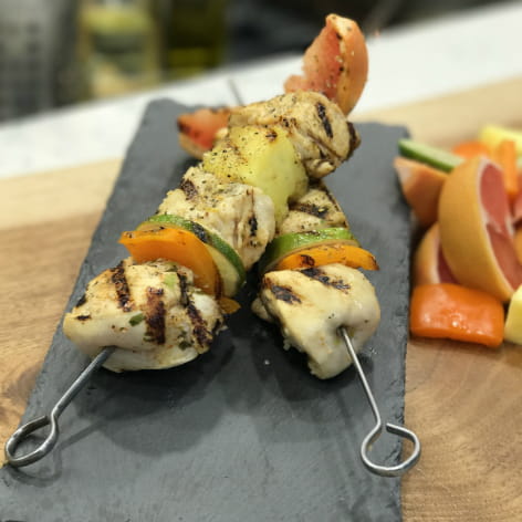 Key West Tequila Lime Chicken Kabobs | McCormick For Chefs®