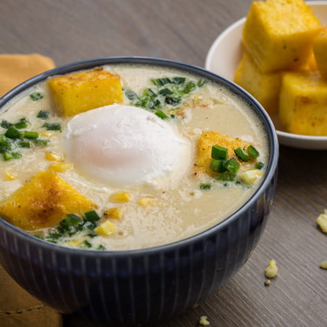 Sweet Corn Broth Bowl | McCormick For Chefs®