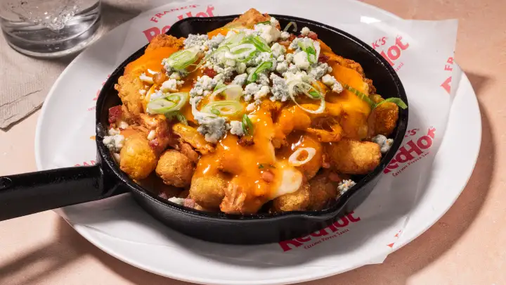 Garlic Buffalo Poutine Tots | McCormick For Chefs®