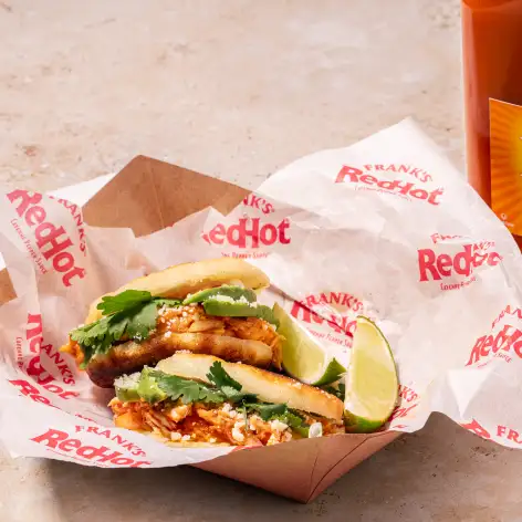 Mango Habanero Pulled Chicken Arepas | McCormick For Chefs®