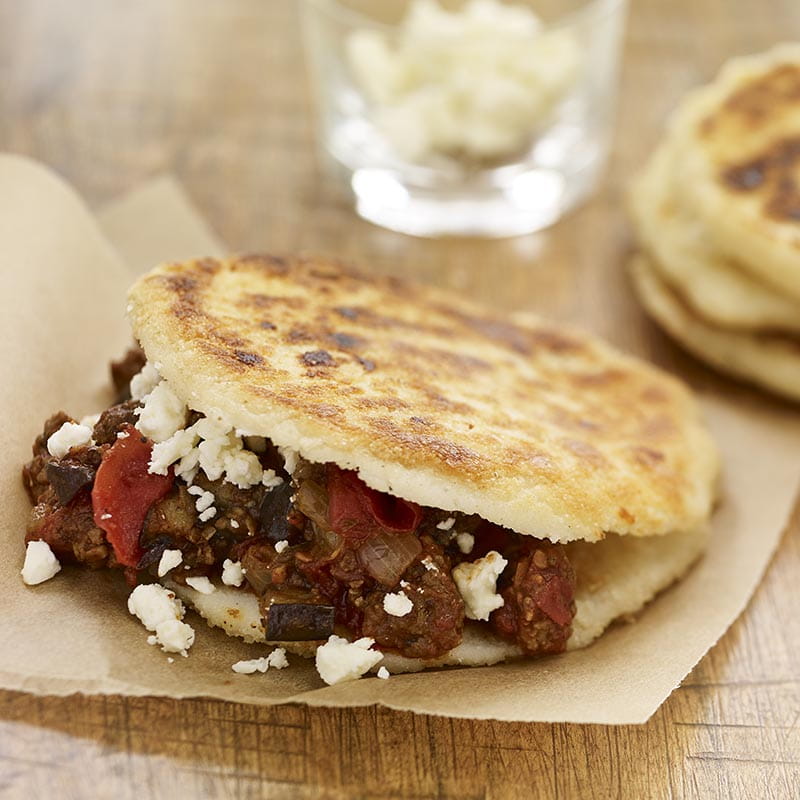 SOUTH AMERICAN AREPAS WITH EASY GREEK MOUSSAKA | McCormickAsia.com