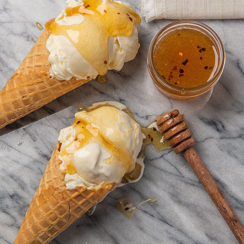 No-Churn Garlic Ice Cream