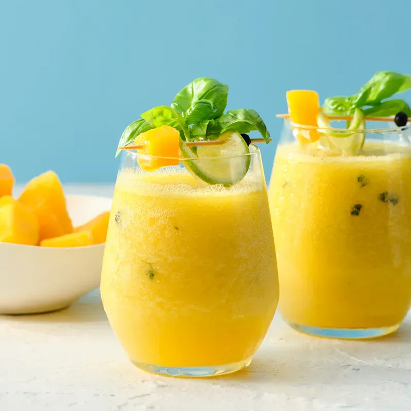 Mango Basil Mocktail