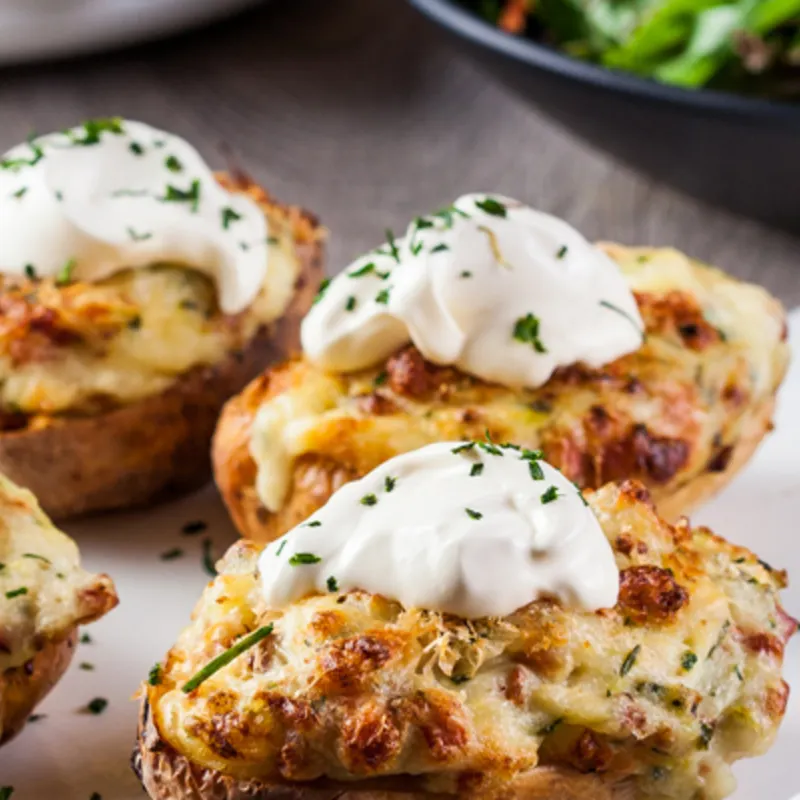 Twice-Baked Stuffed Spuds
