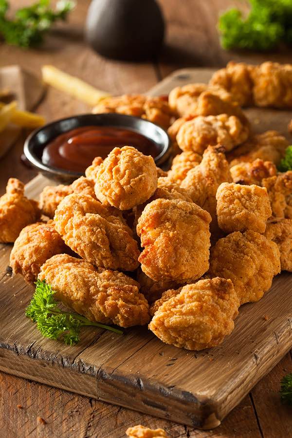 Nuggetsy pikantne - przepis | Kamis