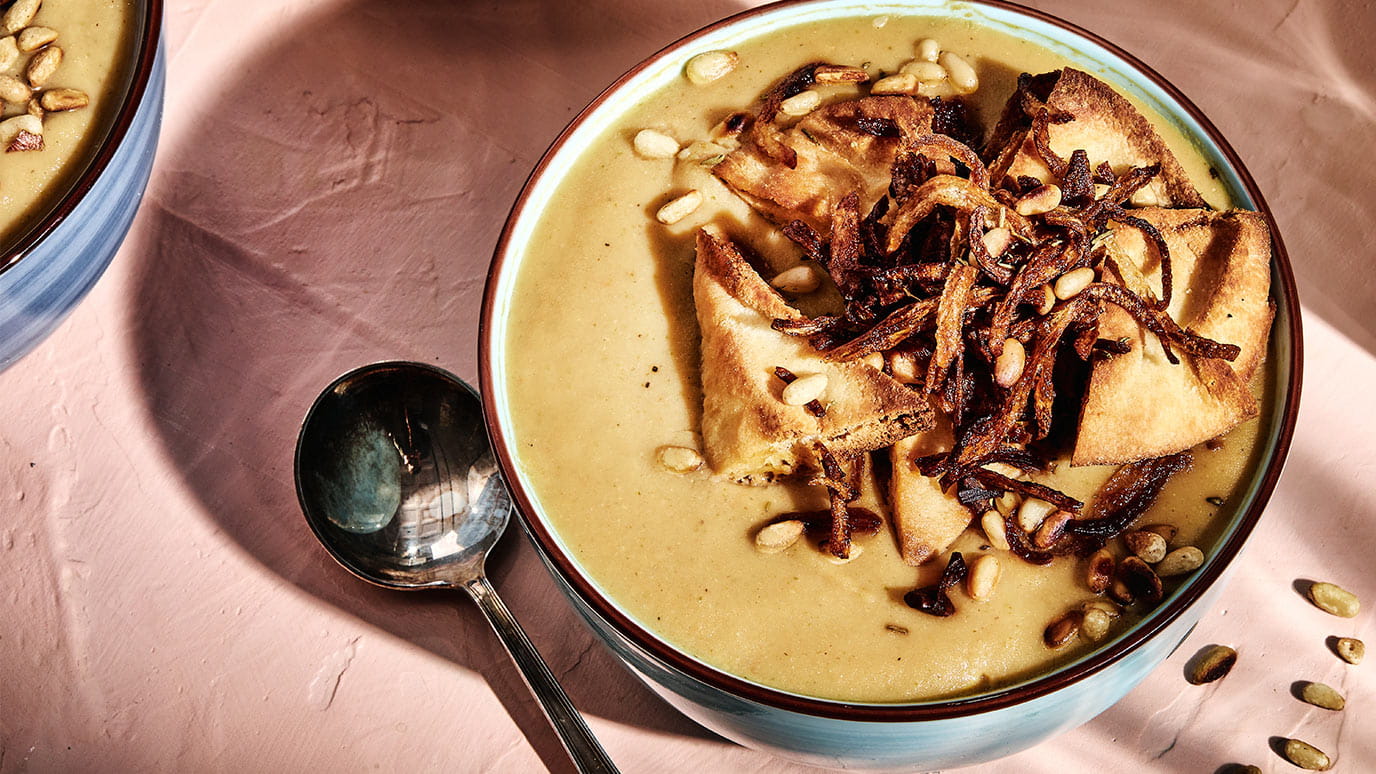 Hearty Barley and Mushroom Soup | Club House CA