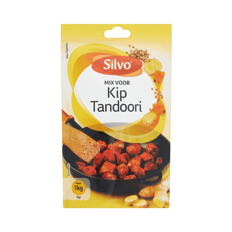 Kruidenmix Kip Tandoori | Kip | Silvo Kruidenmix Kip Tandoori | Kip | Silvo