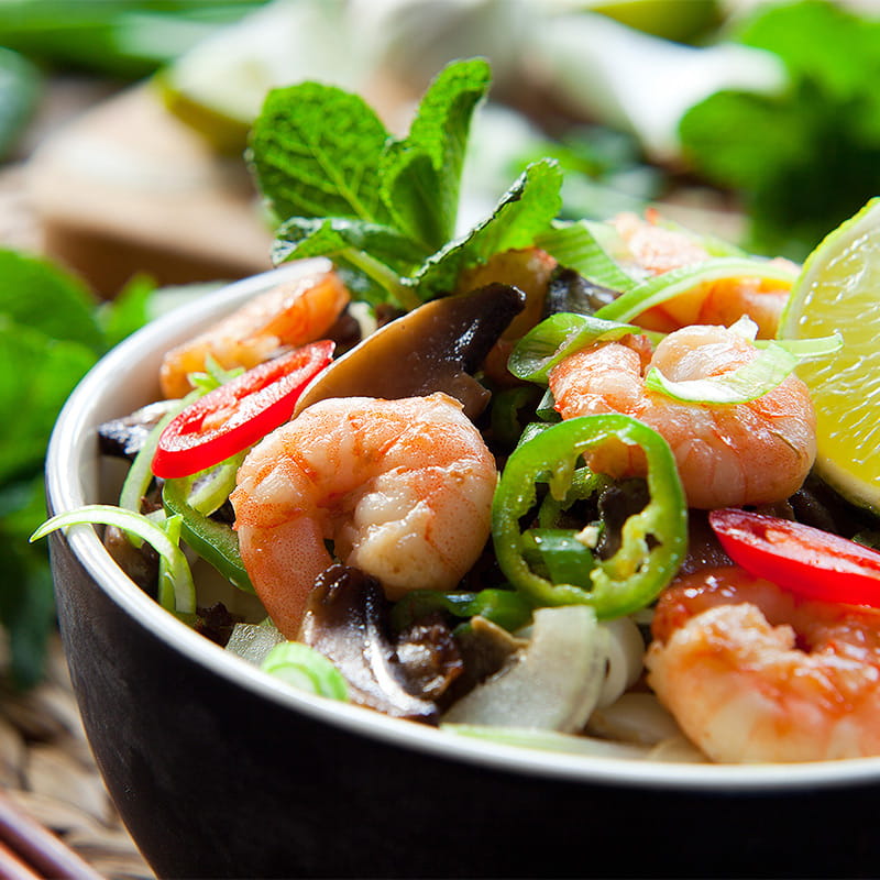 Recette de Bol de nouilles de riz | Thai Kitchen