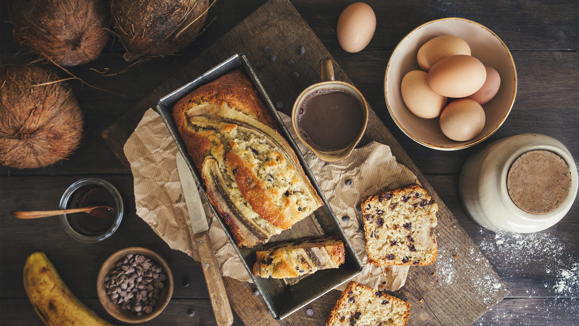 Banana bread Bio - Recette | Vahiné